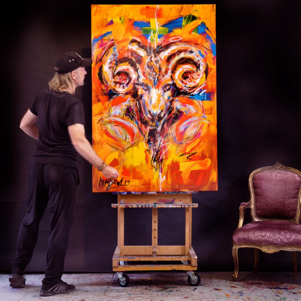 Kunstdruck Sternzeichen Widder – Limitierte Fine Art Edition